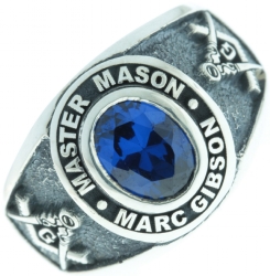 Design Your Own Custom Masonic Class Ring - Model # 357937