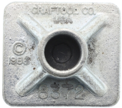 Vintage Crafts Co 8372 Square & Compass Leather Stamp - Model # 361523